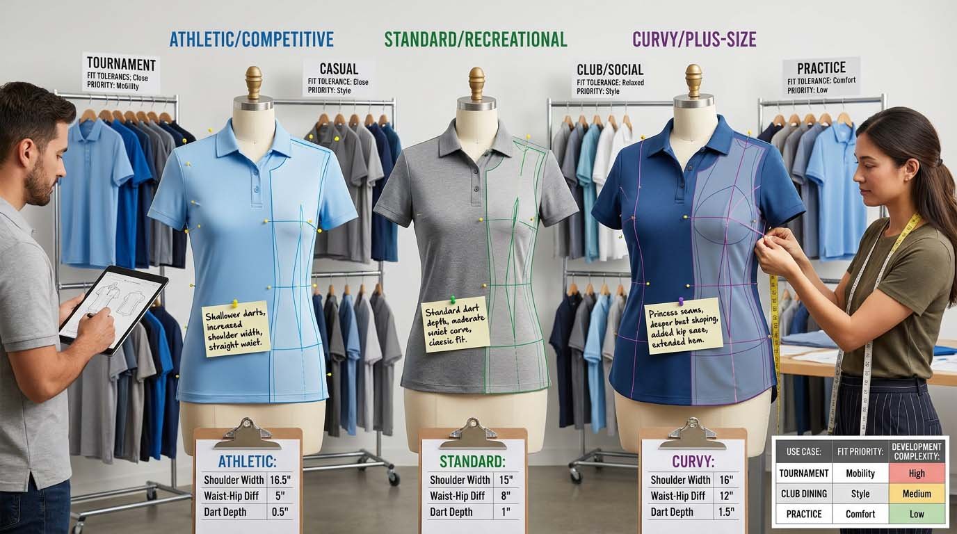 Women’s Golf Polo Shirt Design: Key Differences vs Men’s